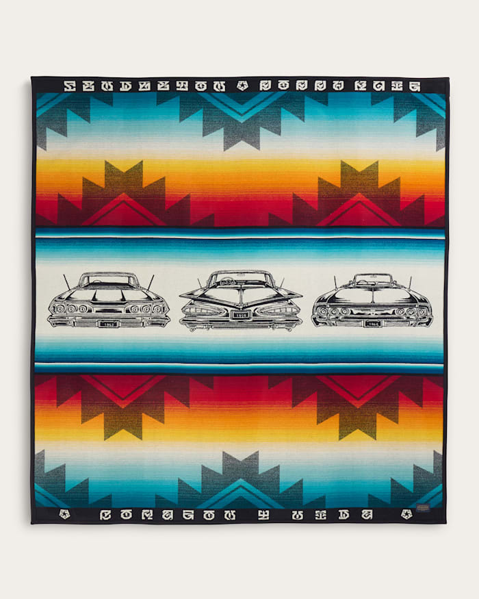 blue pendleton blankets